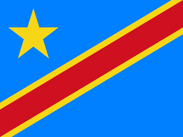 Bandera de República Democrática del Congo - Significado, colores e ...